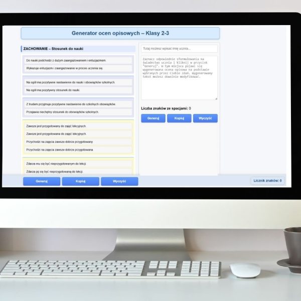 Generator ocen - Eduprint - Materiały dla nauczycieli